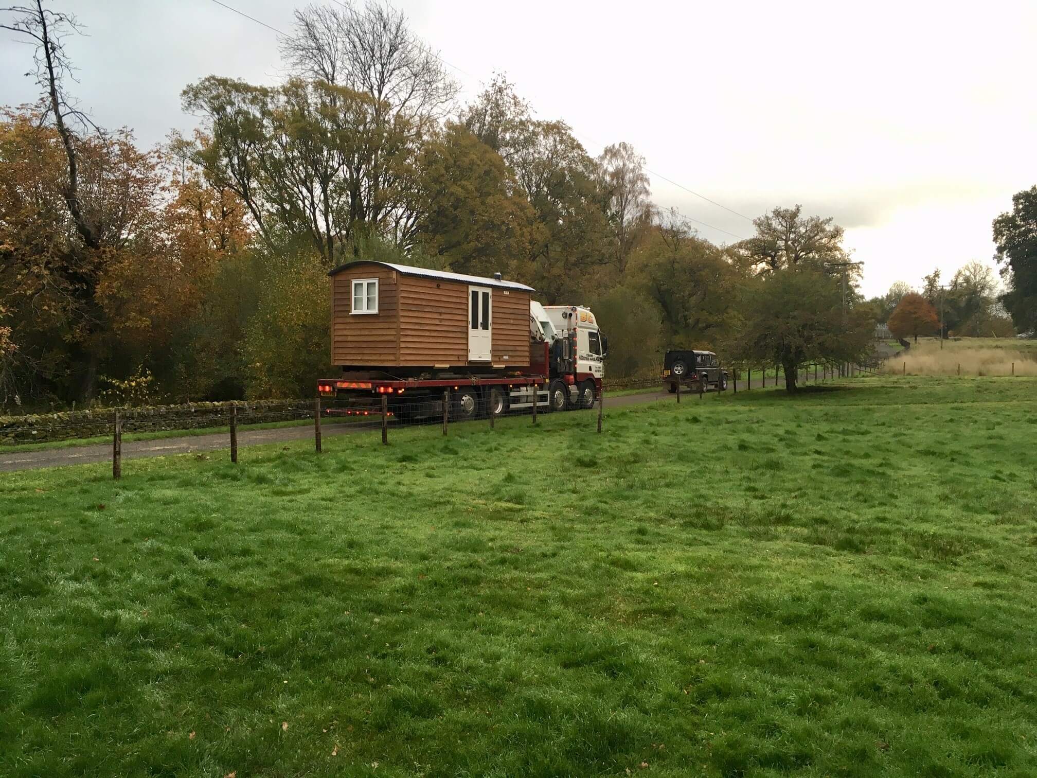 What a difference a year makes - Poachers Hut
